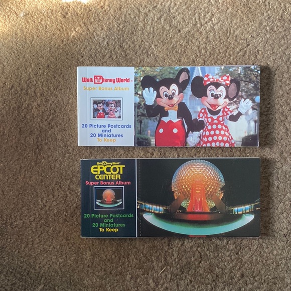 Disney | Other | Vintage Walt Disney World Epcot Center Postcards ...